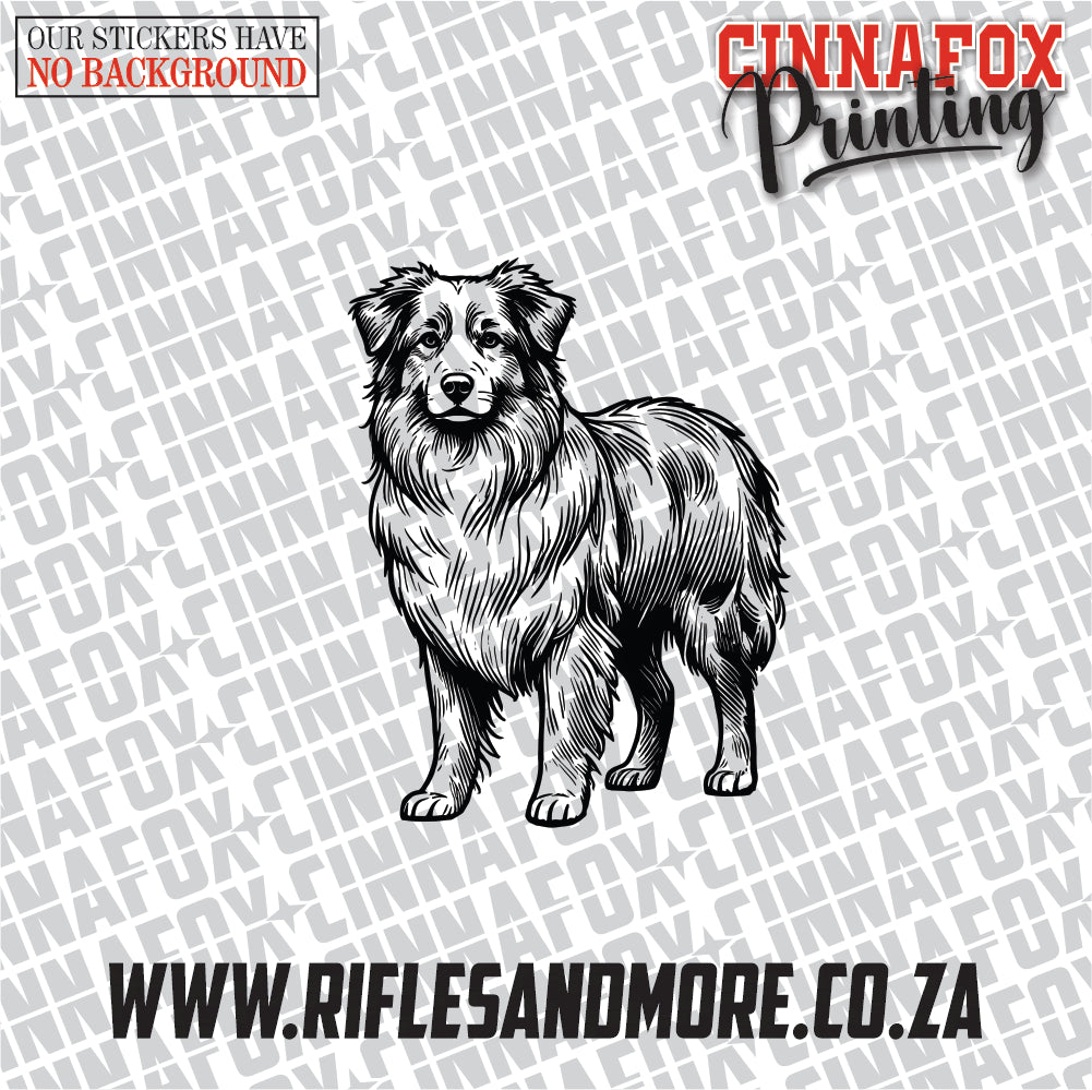 Australian Shepard Vinyl Decal Sticker – Rifles and More Pty Ltd
