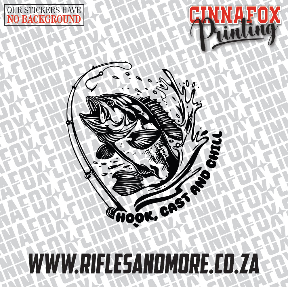 Bass Vinyl Decal Sticker #5 – Rifles and More Pty Ltd