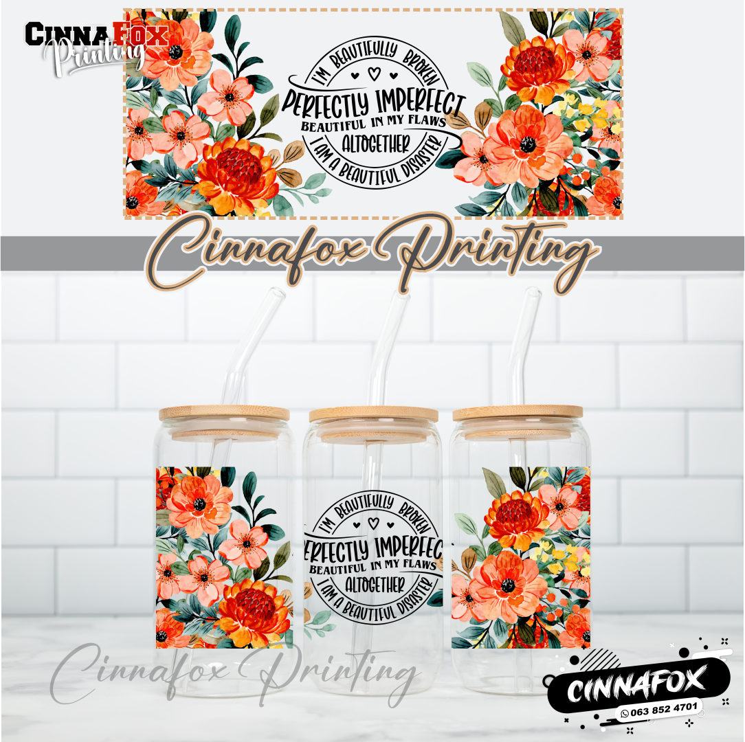 Perfectly Imperfect 02 - Glass Can Cup – Rifles and More Pty Ltd